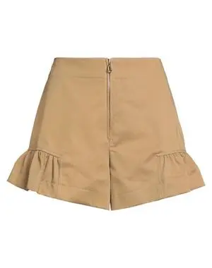 Sandro High-waisted Cotton Twill Shorts