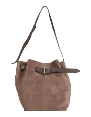 Brunello Cucinelli Leather Bucket Shoulder Bag