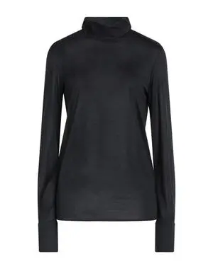 Fabiana Filippi Long Sleeve Silk Jersey Turtleneck