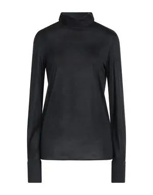 Fabiana Filippi Long Sleeve Silk Jersey Turtleneck