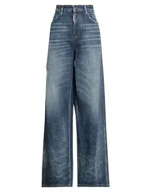 Dsquared2 Cotton Wide-leg Jeans