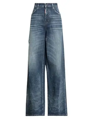 Dsquared2 Cotton Wide-leg Jeans