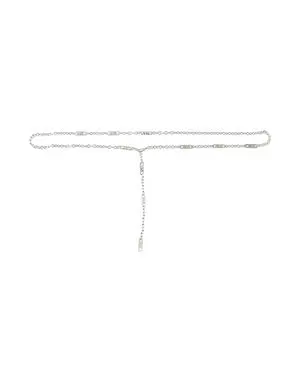 Michael Kors Skinny Belt - Silver
