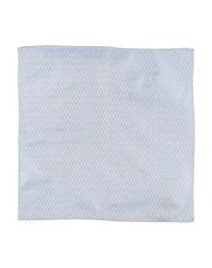 Emporio Armani Satin Jacquard Pocket Square - Blue