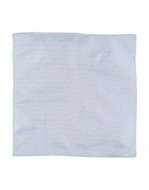Emporio Armani Satin Jacquard Pocket Square - Blue