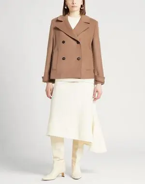 Peserico Pea Coat Wool Blend