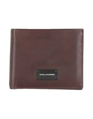 PIQUADRO Wallet Cow Leather, Metal