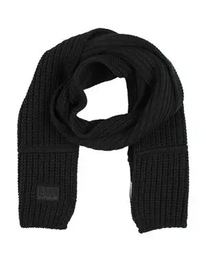 Armani Exchange Man Scarf Midnight Blue Size - Wool, Acrylic Black