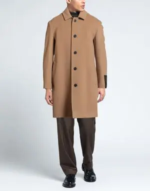 SEALUP Wool And Cashmere Single-breasted Coat - Beige
