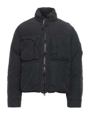 C.P. COMPANY Puffer Jacket With Detachable Hood - Black