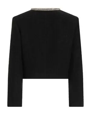 Sandro Jacket In Cotton, Synthetic Fibers, Wool, And Alpaca Wool