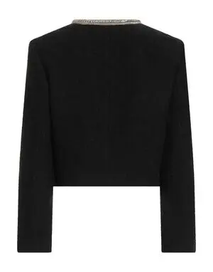 Sandro Jacket In Cotton, Synthetic Fibers, Wool, And Alpaca Wool
