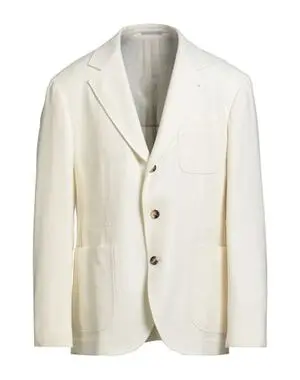 Brunello Cucinelli Blazer Ivory Size Wool, Cashmere, Silk - White