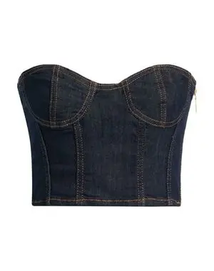 LIU •JO Denim Tube Top