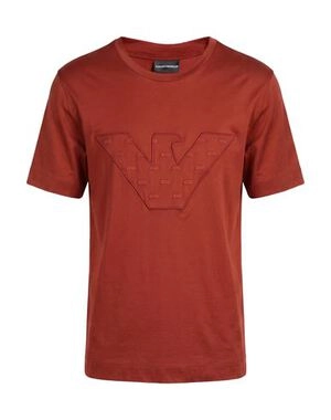 Emporio Armani T-shirt Size Lyocell, Cotton - Brick