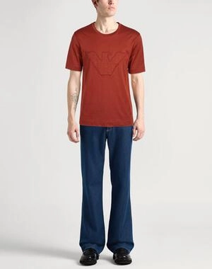 Emporio Armani T-shirt Size Lyocell, Cotton - Brick