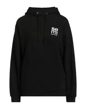 SEMICOUTURE Cotton-blend Fleece Sweatshirt