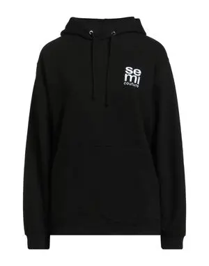 SEMICOUTURE Cotton-blend Fleece Sweatshirt