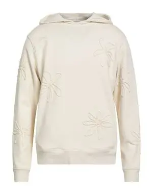 Sandro Cotton Blend French Terry Sweatshirt - White