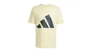 Adidas Essentials Big Logo Tee Shirt - Powder Yellow Black