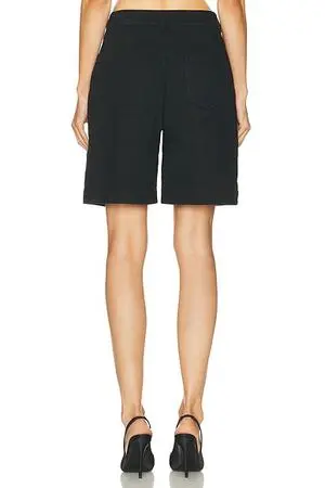 AREA Crystal Flower Bermuda Jean Short