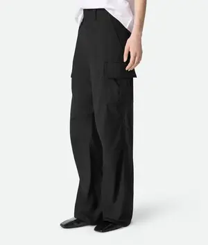 Bottega Veneta Fine Wool Cargo Pants