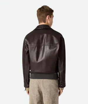 Bottega Veneta Leather Blouson