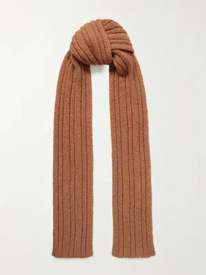 THE ROW Amos Wool Scarf - Brown