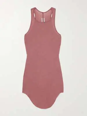 Rick Owens Cotton-jersey Tank - Antique Rose