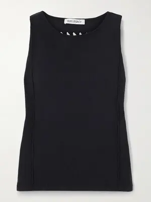 Our Legacy Cutout Cotton-jersey Tank