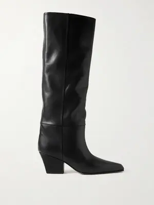 Paris Texas Jane Leather Knee High Boots
