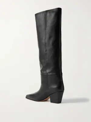 Paris Texas Jane Leather Knee High Boots