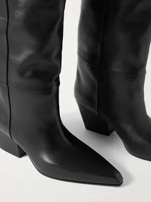 Paris Texas Jane Leather Knee High Boots