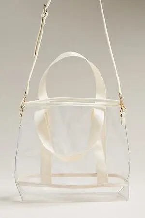 Anthropologie Clear Stadium Tote