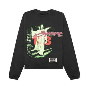 RIVINGTON ROI REBIS Jesus Sport Crewneck - Black