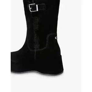 Carvela Après Buckle Suede Boots