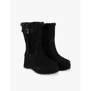 Carvela Après Buckle Suede Boots