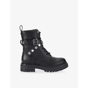 Carvela Faux-leather Combat Boots