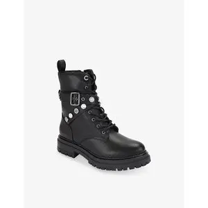 Carvela Faux-leather Combat Boots