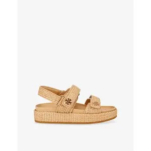 Tory Burch Raffia Flats For Women