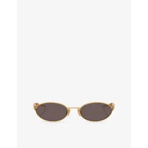 Ralph Lauren Oval-frame Metal Sunglasses - Gold