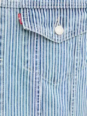LEVI'S Striped Denim Jacket - Blue