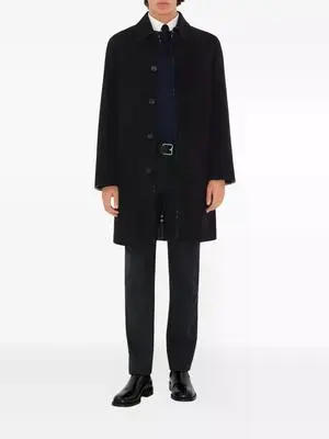 Burberry Wool Car Coat - Black