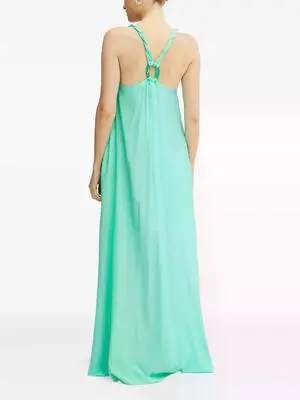 Patrizia Pepe Braided-back Maxi Day Dress