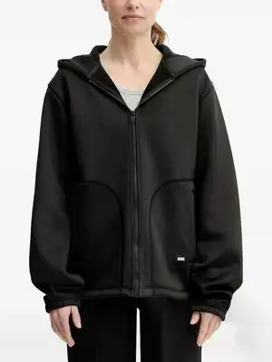 Rains Zip-up Hoodie With Elastic Cuffs