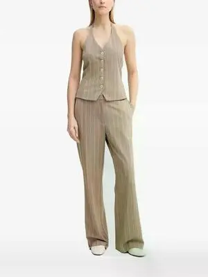 SAMSOE SAMSOE Saneem Pinstriped Halter-neck Top
