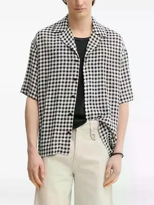 WON HUNDRED Check Short-sleeve Shirt