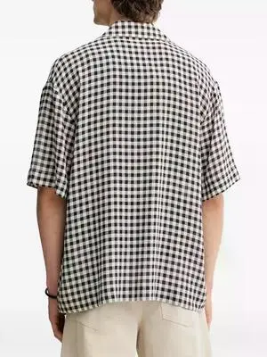 WON HUNDRED Check Short-sleeve Shirt