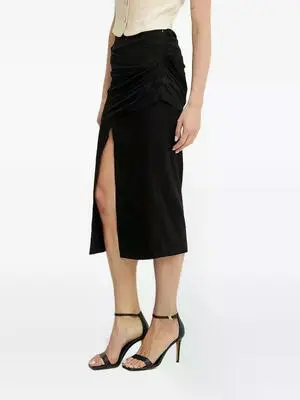 Pinko Gathered Midi Skirt