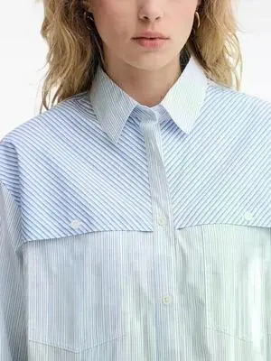 Paul Smith Striped Panelled Shirt
